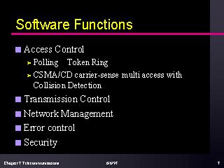 Software Functions