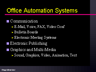 Office Automation Systems