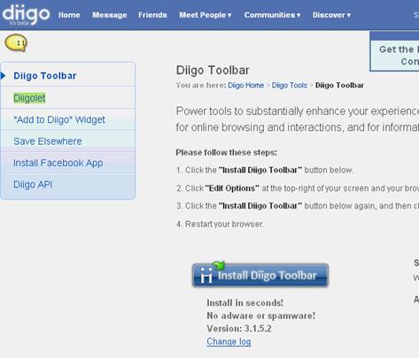 4. Optional : View Diigo Demo Video to learn about Diigo